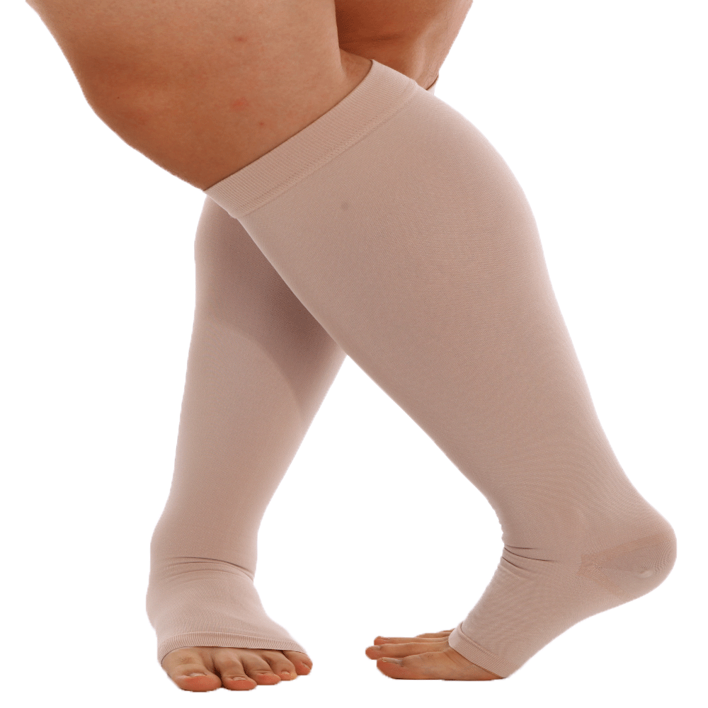Plus Size Open Toe Compression Socks – Aus Home Society